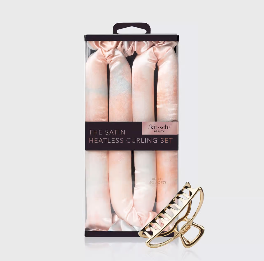 Kitsch Satin Heatless Curling Set- Sunset Tie Dye – oz-hair-beauty-dev-v2