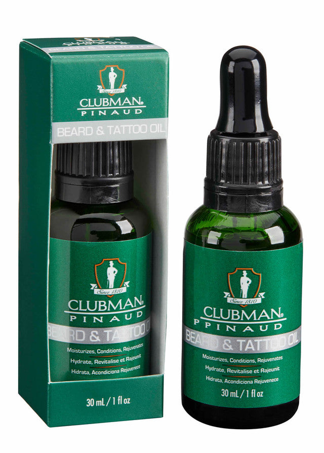 Clubman Pinaud Beard and Tattoo Oil 30ml – oz-hair-beauty-dev-v2